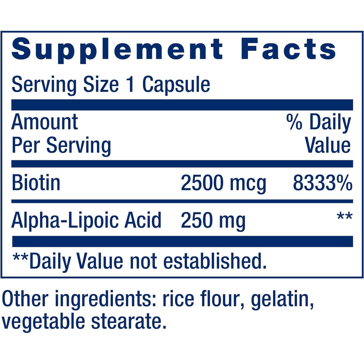 Life Extension Alpha-Lipoic Acid with Biotin 60ct – KimiKim Organics