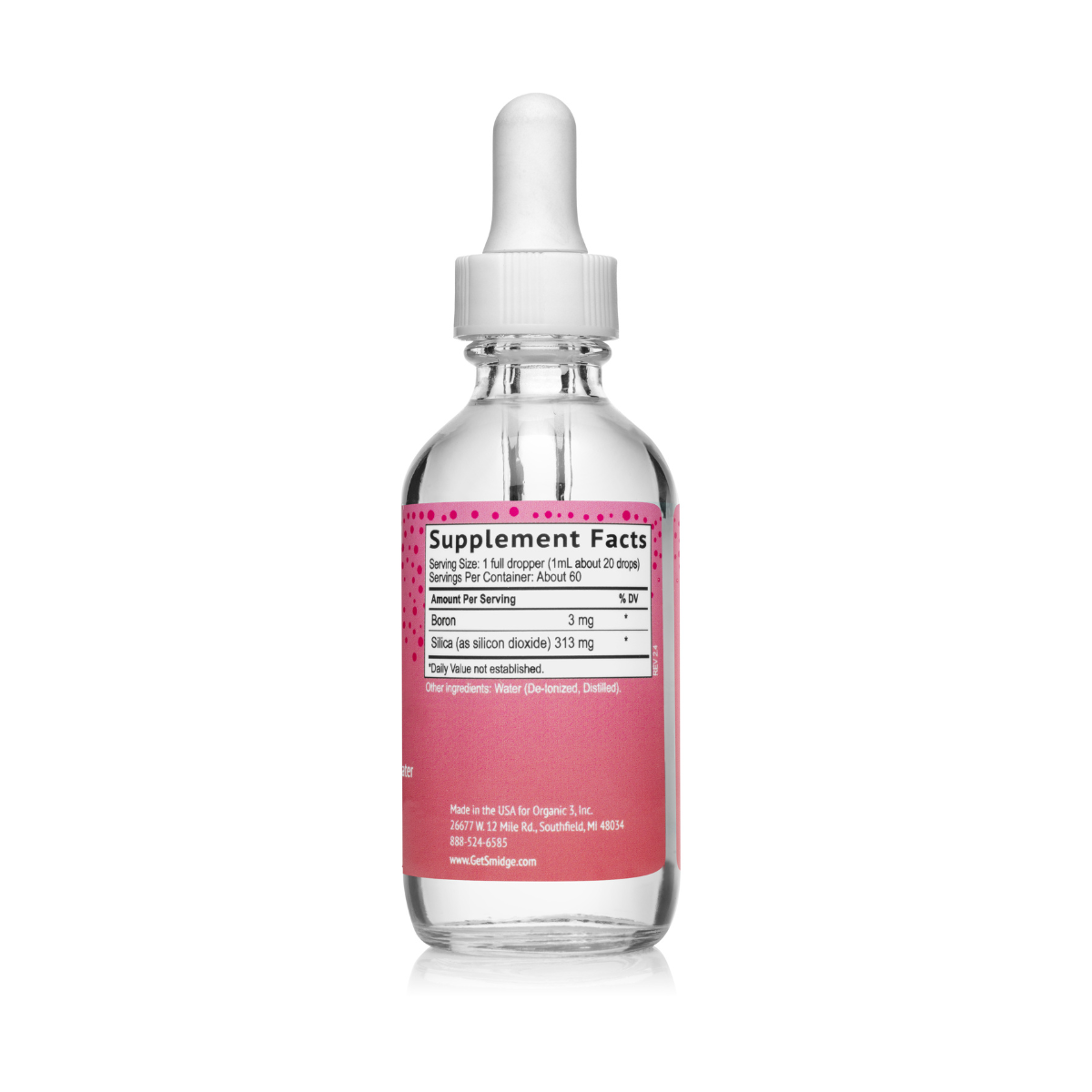 Smidge Ionic Liquid Boron Silica Drops 59ml – KimiKim Organics