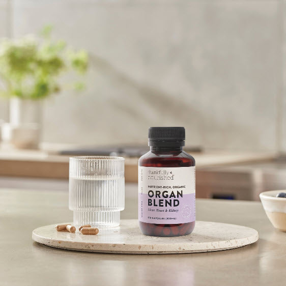 Thankfully Nourished Organic Organ Blend 120ct – KimiKim Organics