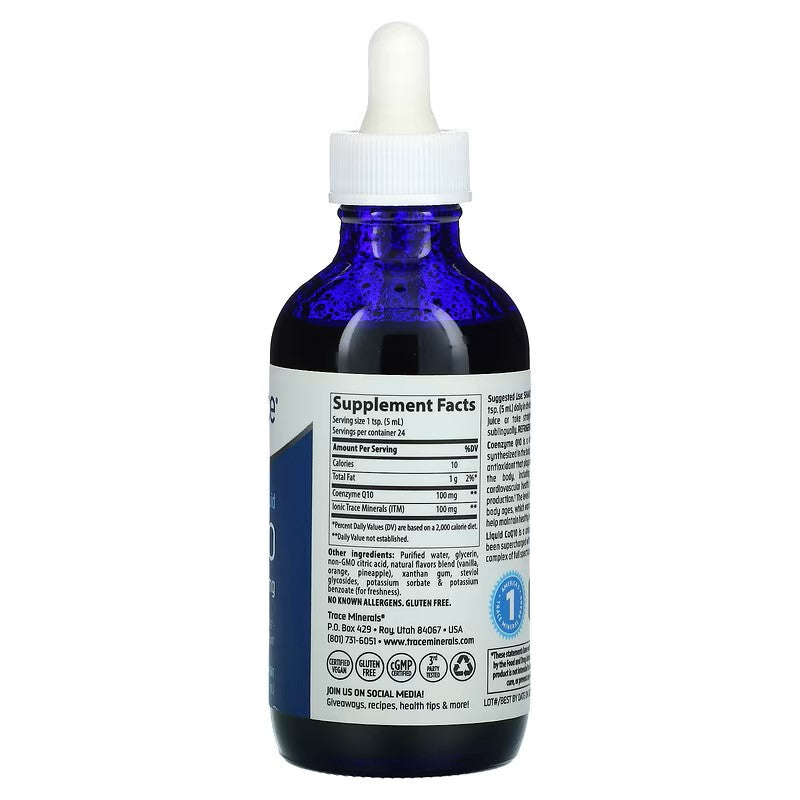 Trace Minerals Liquid CoQ10 118ml – KimiKim Organics