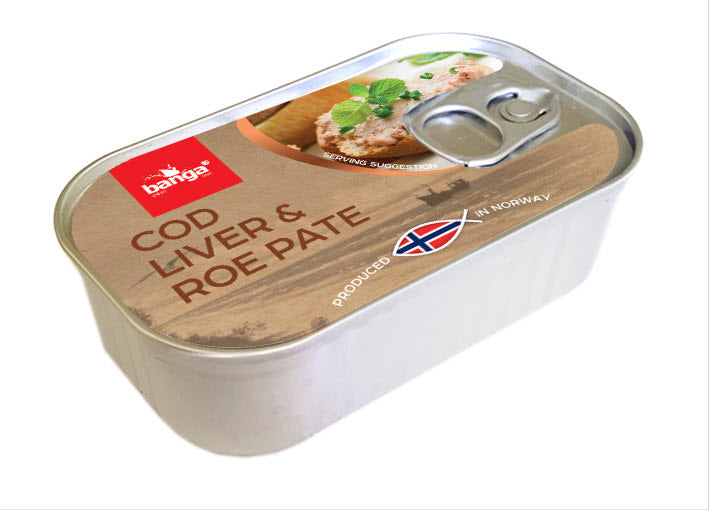 Banga Cod Liver and Roe Pate 120gr – KimiKim Organics