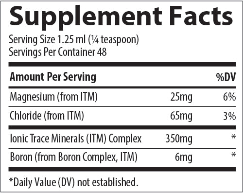 Trace Minerals Ionic Boron 59ml – KimiKim Organics