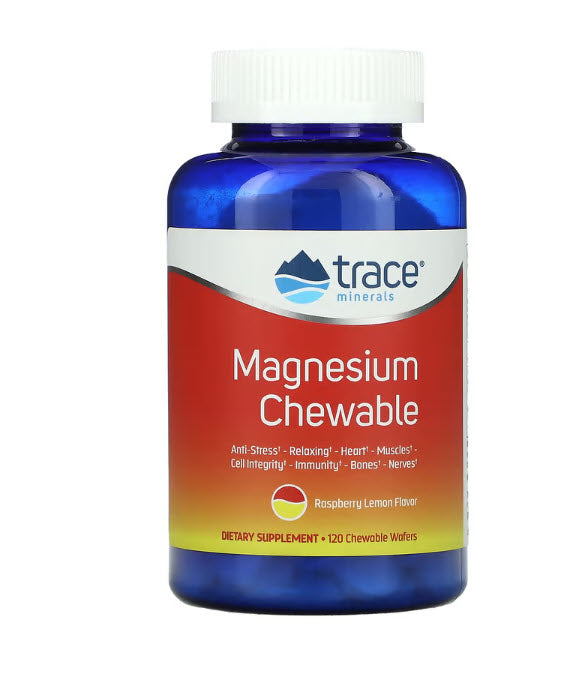 Trace Minerals Magnesium Chewables Raspberry Lemon 120ct – KimiKim Organics