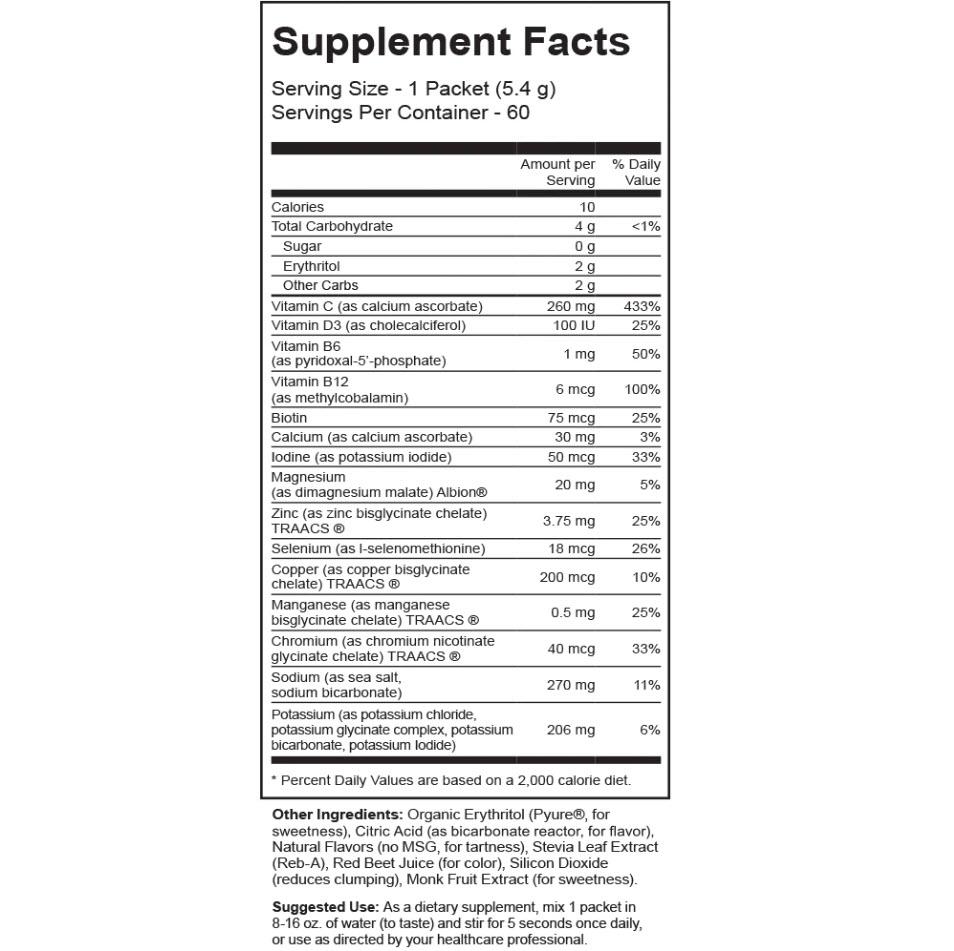 Jigsaw Health Electrolyte Supreme Berry-Licious Packets - 60 servings ...
