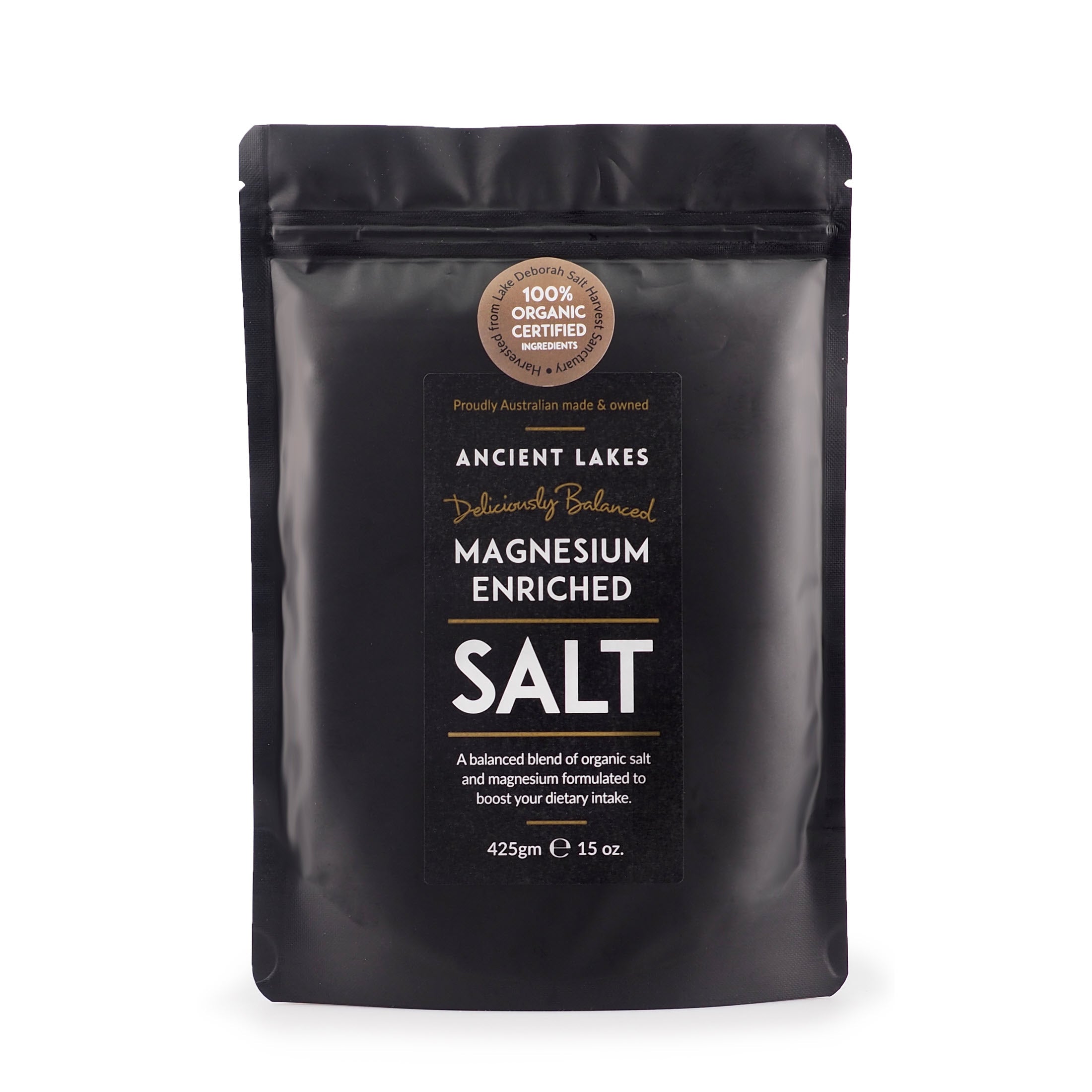 Ancient Lakes Magnesium Enriched Salt 425gr – KimiKim Organics